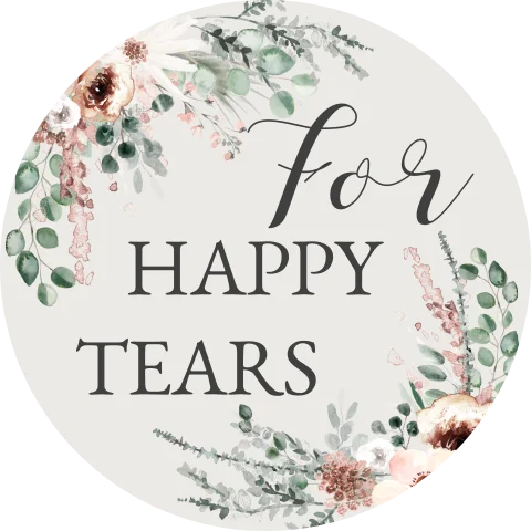 Sticker For Happy tears: Bohemian Gold