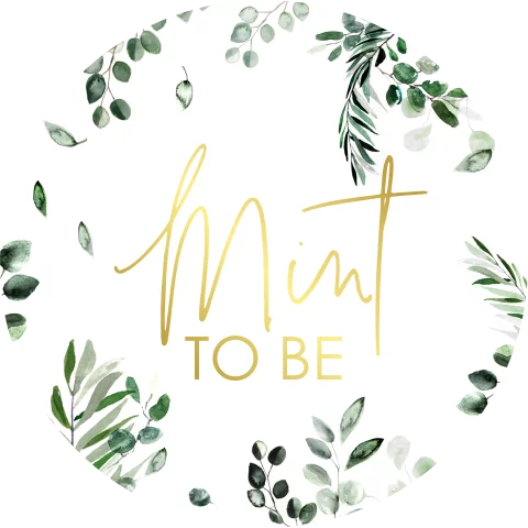 mint to be sticker