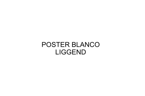 Poster blanco liggend